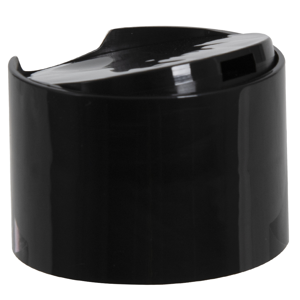 24/410 Black Polypropylene Oversized Disc-Top Dispensing Cap with 0.320" Orifice | U.S. Plastic ...